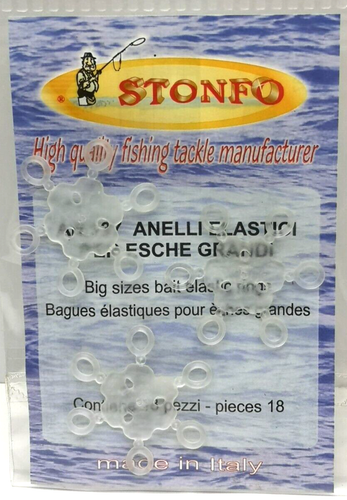 STONFO ART.137 Anneaux élastiques gros appâts Mis. 0 - 6 / 10 mm Pièces 18... 8028651016807 | eBay