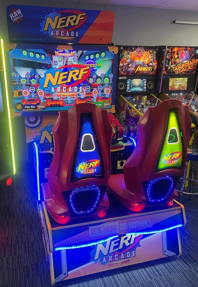 NERF ARCADE MACHINE by RAW THRILLS (Excellent) *RARE* | eBay