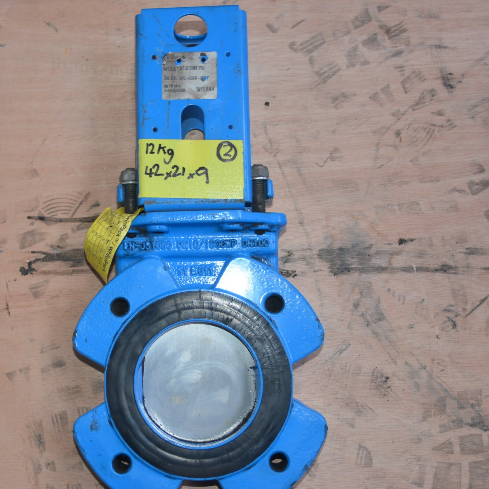 STAFSJO knife valve class 150 DN100 4" WFLO10DD1P00 EN-J81050 SY C109 ...