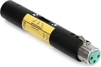 Shure Switchable Attenuator A15AS (15 20 25 dB) Passes Phantom Power ...