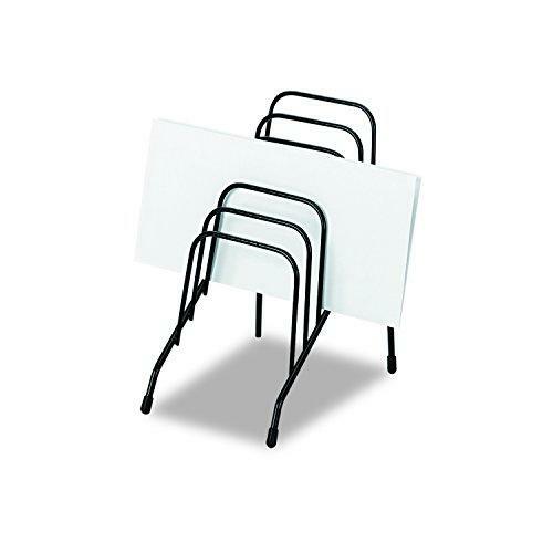 Fellowes Step File Junior Wire Organizer Rack, 6 Sections, Black (72613 ...