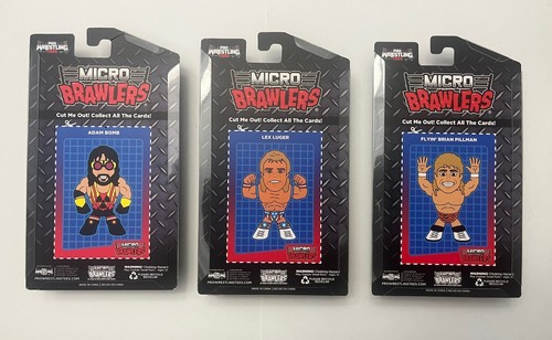Micro Brawlers Lot Of 10 (1 Chase) Bully Ray, Hurricane, Lex Luger ...