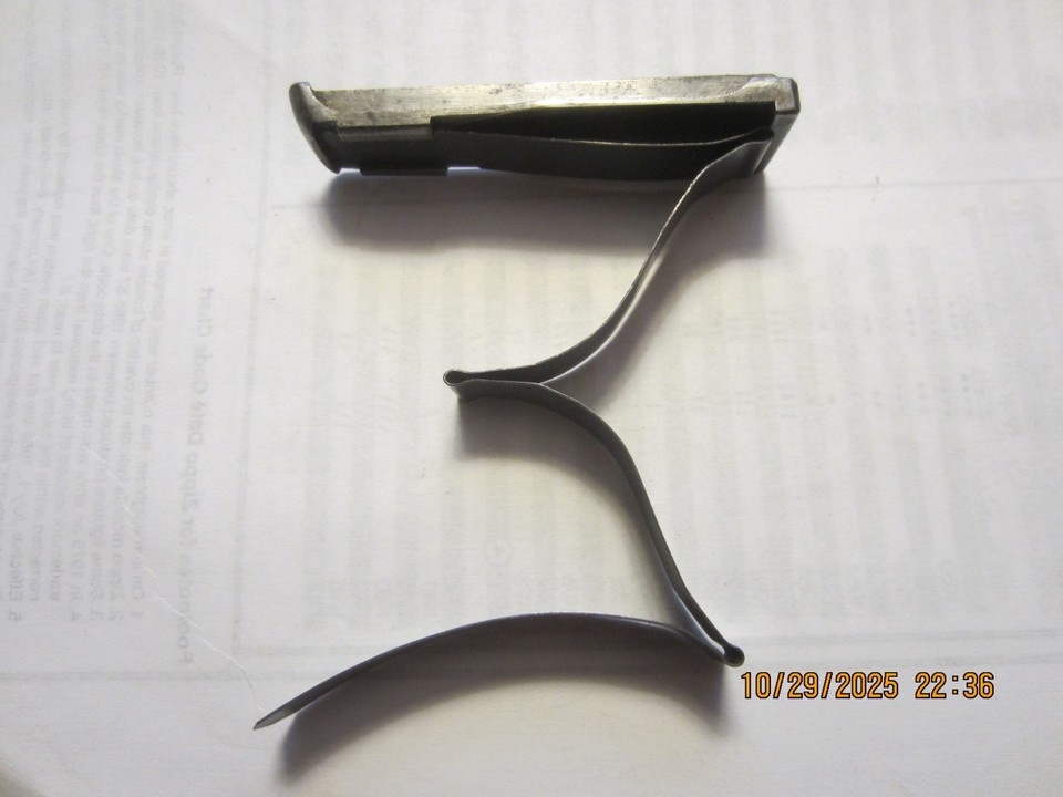 SIAMESE MAUSER TRIGGER GUARD HOUSING, MAGAZINE FOLLOWER AND SPRING,TYPE 45,66 | eBay