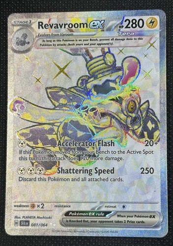 Pokemon TCG SV Shrouded Fable SFA EN Revavroom ex - 081/064 Full Art SIR NM/M | eBay
