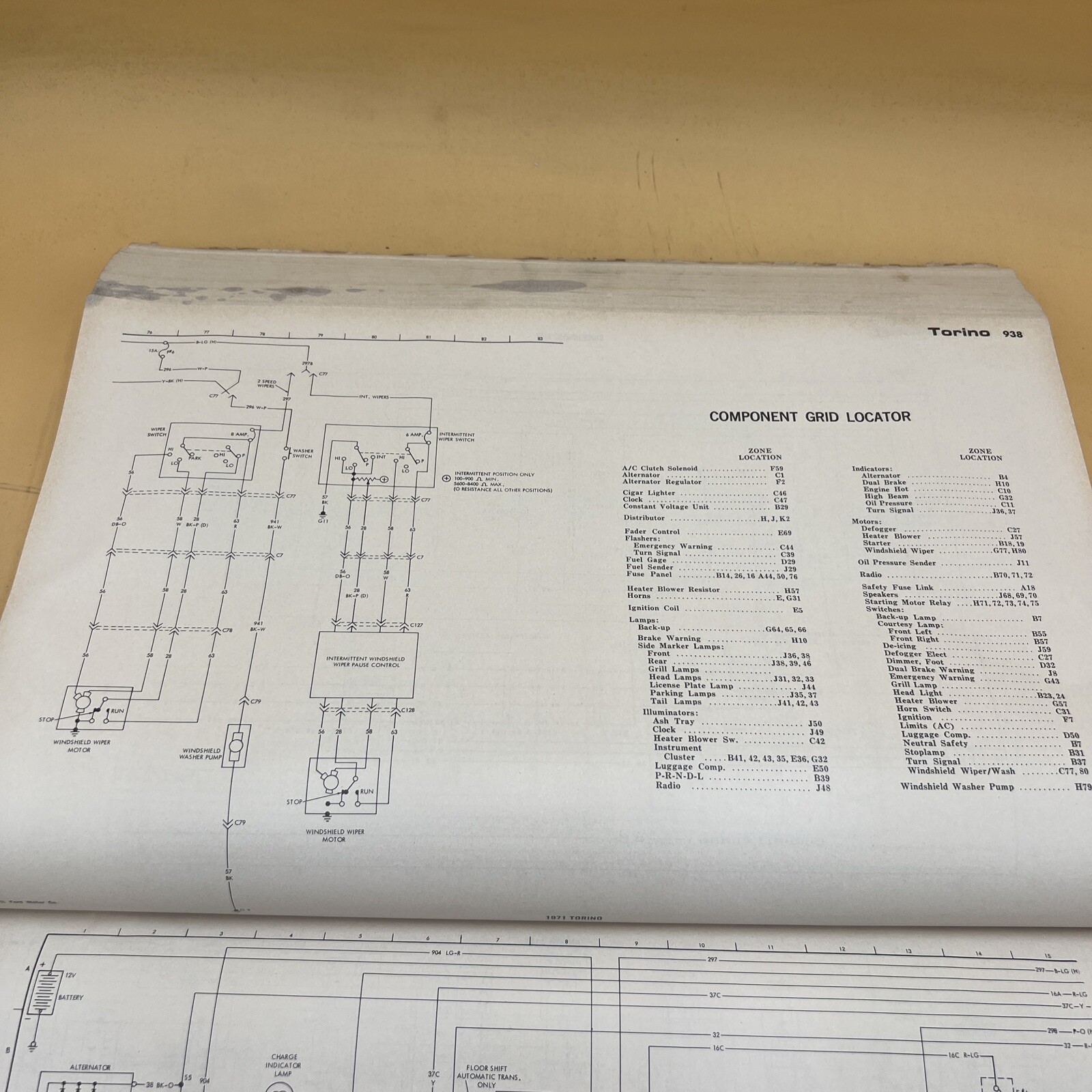 1971 Chilton’s Motor/Age Electrical Wiring Diagrams Guide Sheets Ford ...