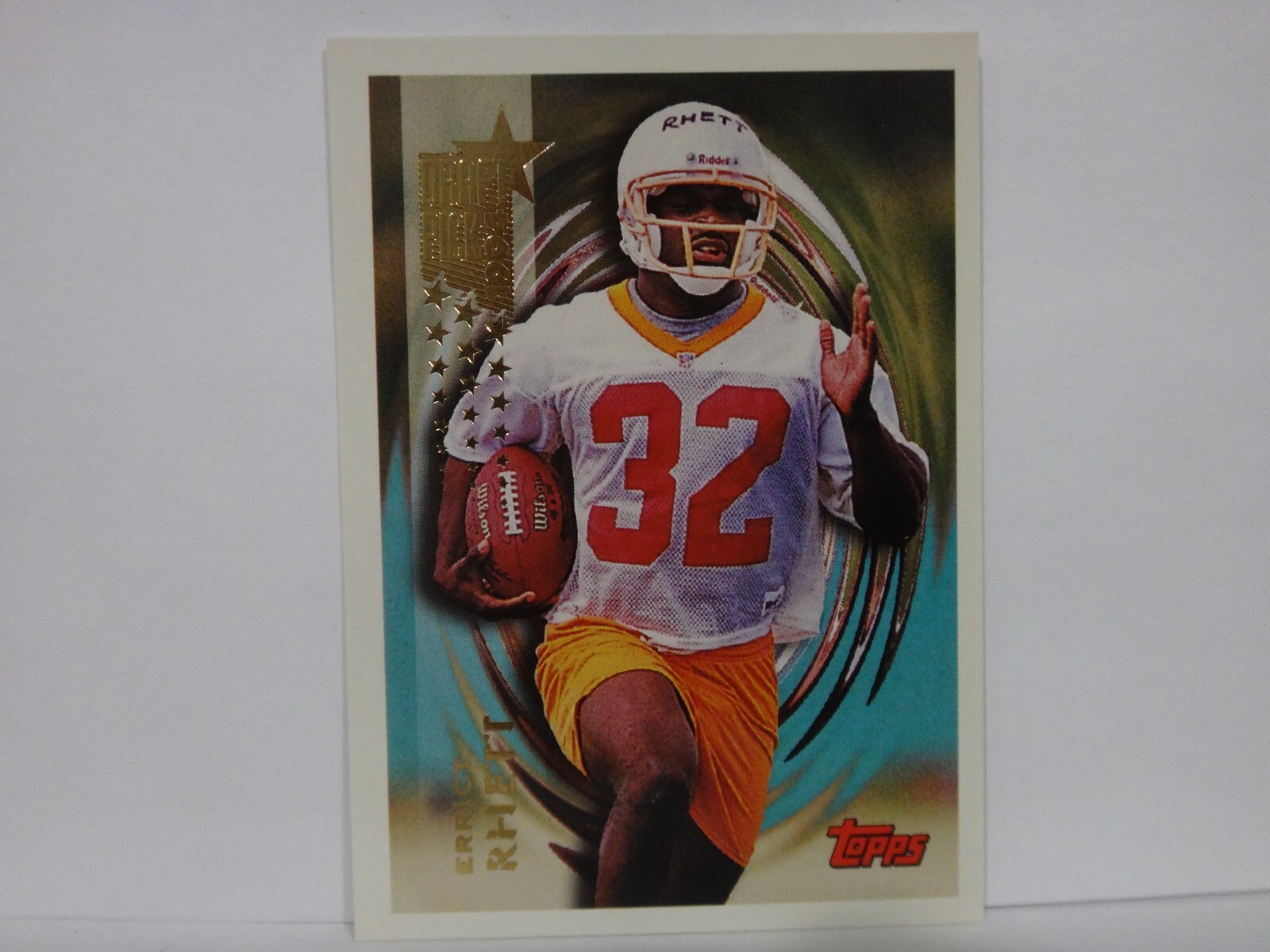 1994 Topps Football Card #127 Errict Rhett RC | eBay
