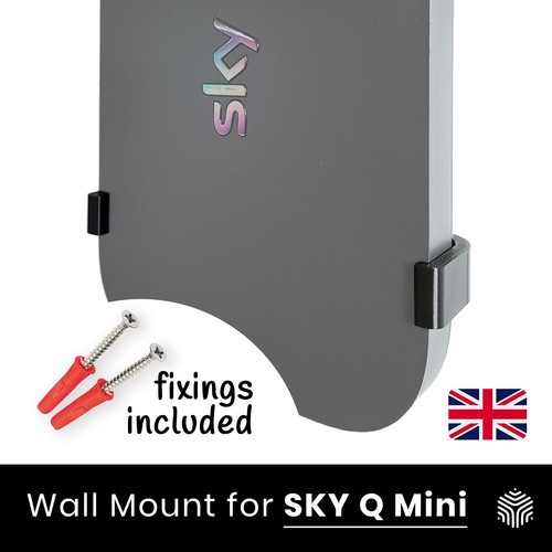 Sky Q Mini Box Wall Mount Bracket, FAST UK DISPATCH Mounting Screws ...