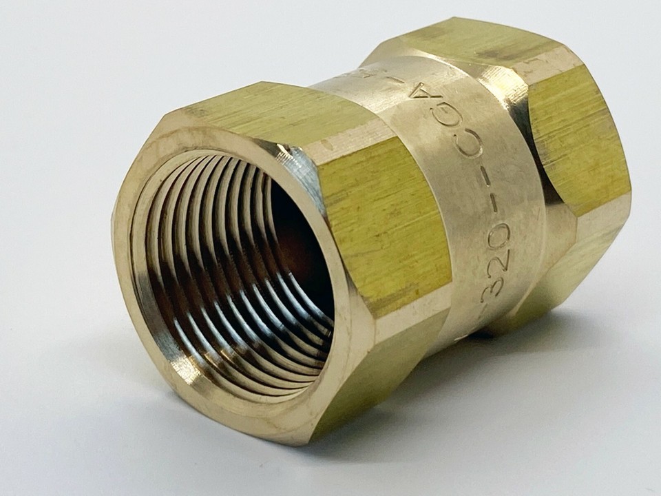 ADAPTER CGA-320 TO CGA-580 - CO2 CYLINDER TANK to ARGON NITROGEN ...