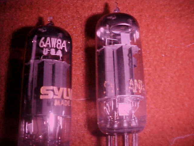4 NOS Tested Sylvania 6AW8 Triode Pentode Vacuum Tubes Scott Dynaco ...