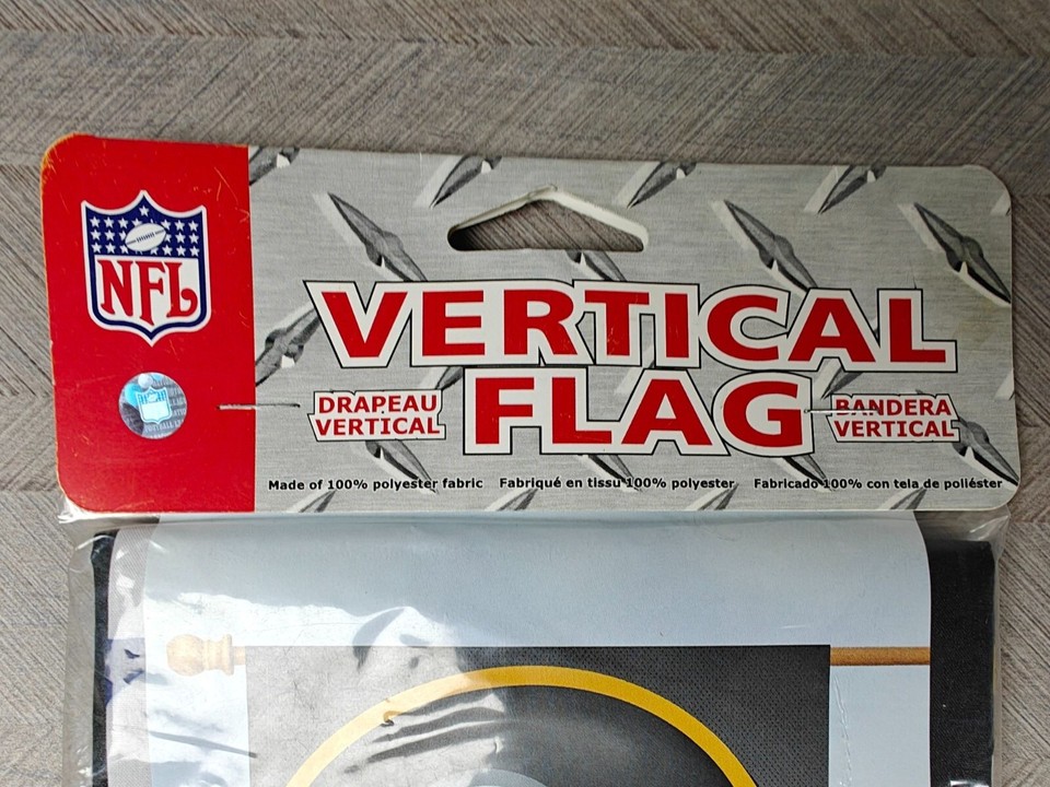 Pittsburgh Steelers Vertical Flag WinCraft Sports Indoor Outdoors NFL ...