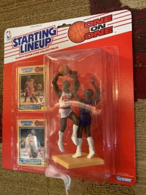 1989 Starting Lineup One On One Michael Jordan Isiah Thomas SLU ...