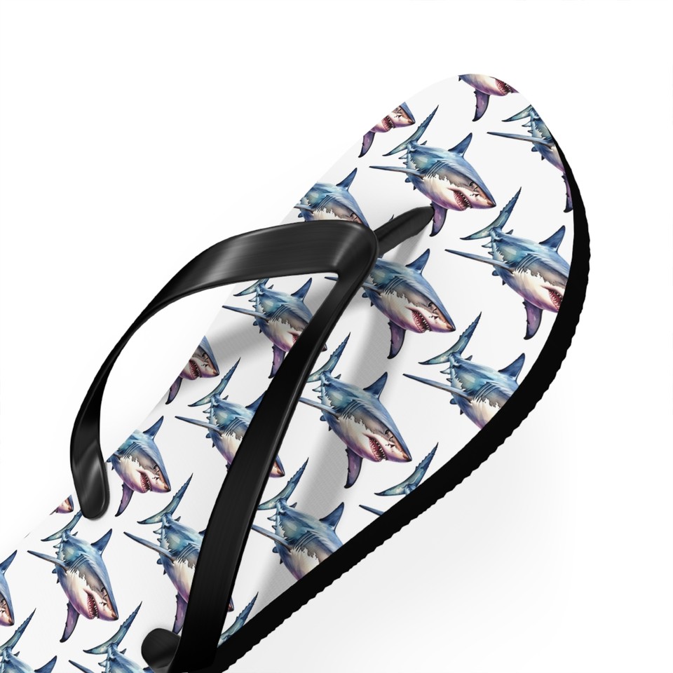 Shark Flip Flops | Great White Shark | eBay