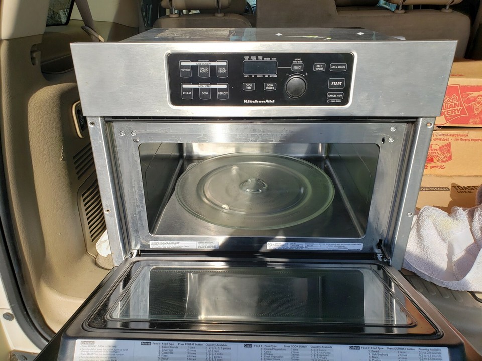 Kitchenaid Stainless Steel Microwave made in Sweden | eBay