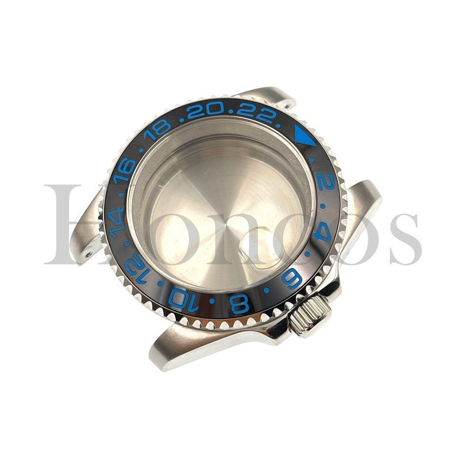 MODS Replacement Watch Black Blue Case GMT Style Fits for Most NH35 36 ...