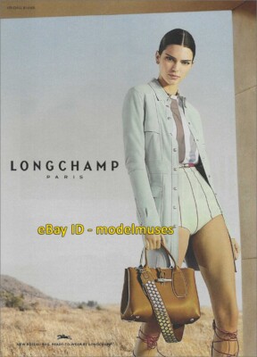 LONGCHAMP 1-Page Magazine PRINT AD Spring 2020 KENDALL JENNER | eBay