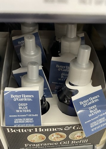 Better Homes & Gardens Deep Blue Waters Fragrance Oil Refill (Lot Of 4 ...