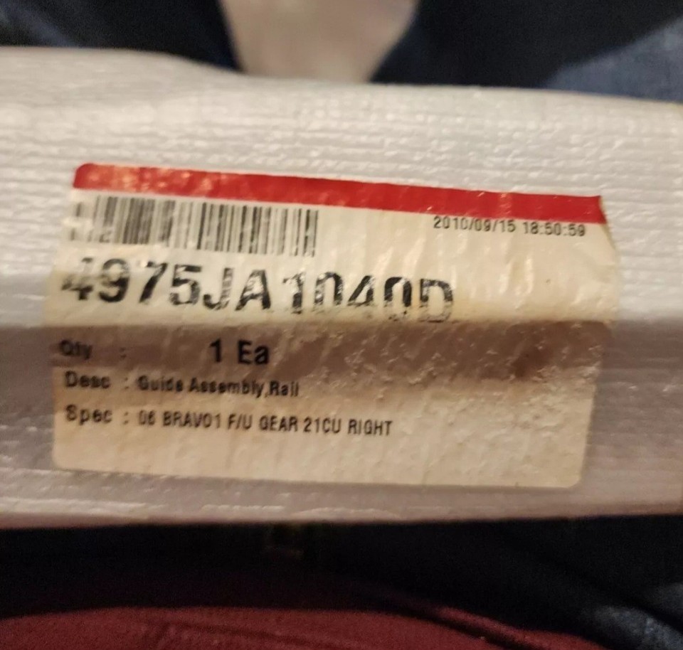 4975JA1040D GENUINE OEM LG Refrigerator Guide Rail ------(B10) | eBay