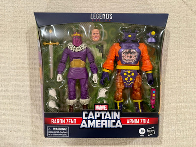 Marvel Legends Baron Zemo & Arnim Zola Figure 2-Pack from Captain ...
