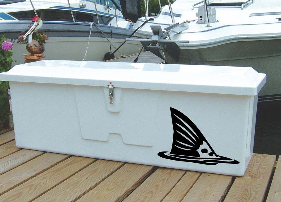 Redfish Tail Fishing Boat Vinyl Sticker Decal 8"h x 11.75"w | eBay