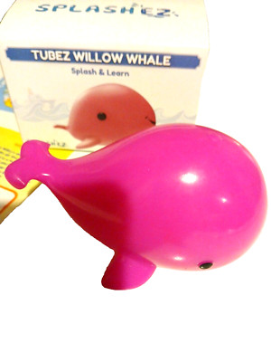 Pink Whale Bath Toy Splash Toy Kids Babies Tubez Willow Whale Splash ...