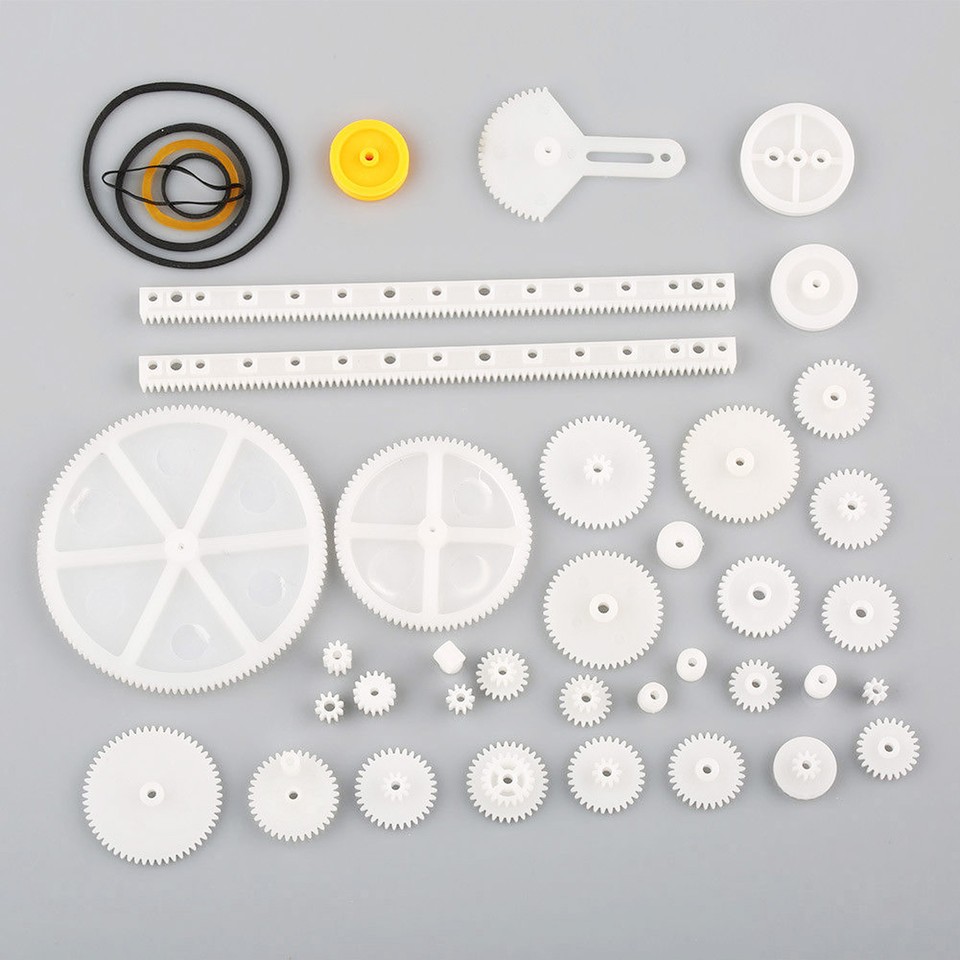 11/34/58/75 kinds 0.5 Modulus Plastic Spindle Gear Small Motor Gear ...