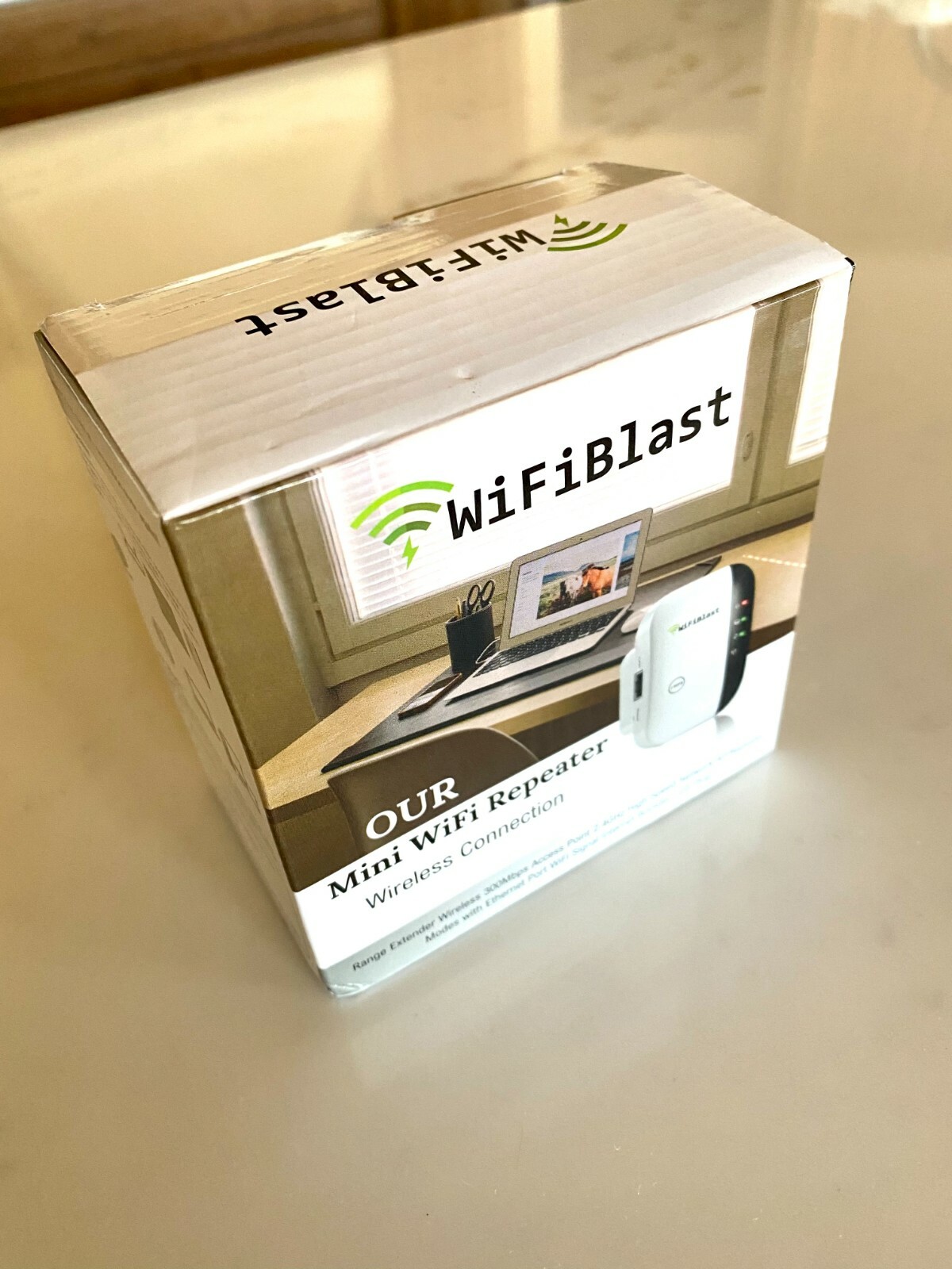 WIFI BLAST Wireless Repeater Wifi Signal Extender 300Mbps Amplifier ...