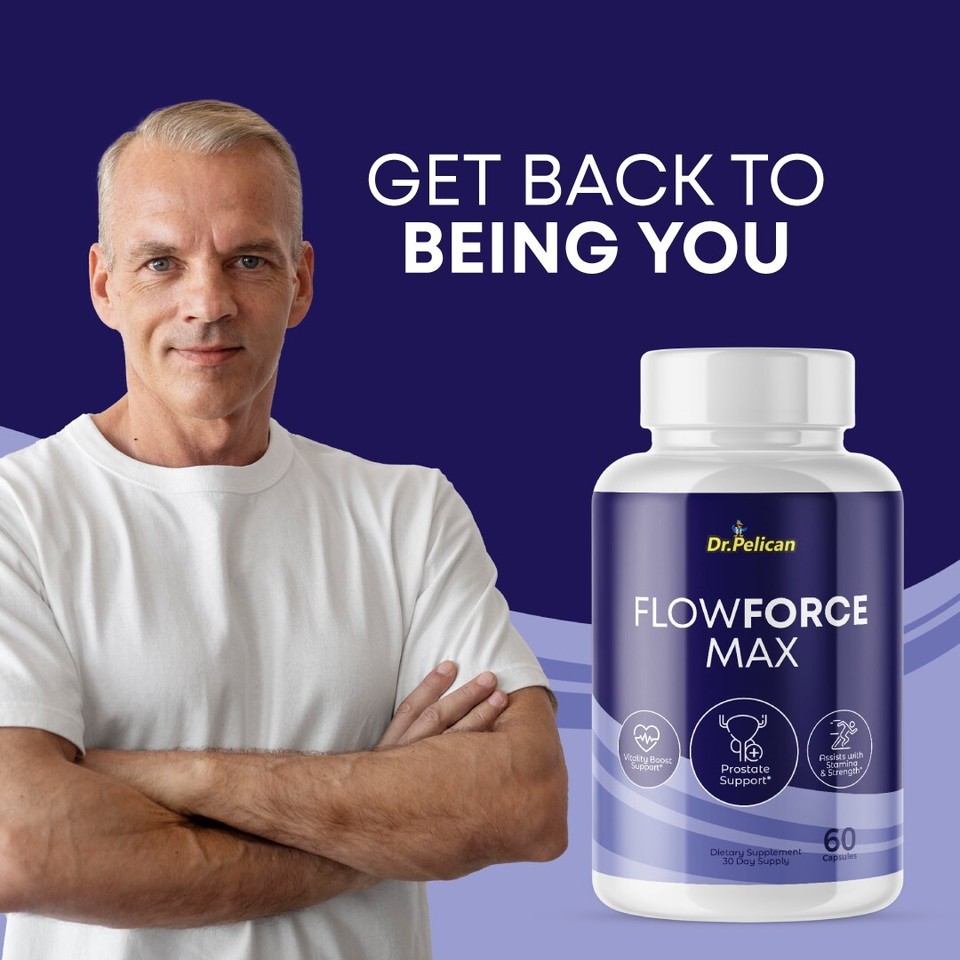 Flowforce Max- Prostate Support- 4 Bottles- 240 Capsules | eBay