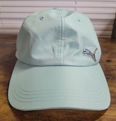 Puma Metal Cat Strapback Hat OSFA Adjustable Solid 6 Panel 100759 Clean ...