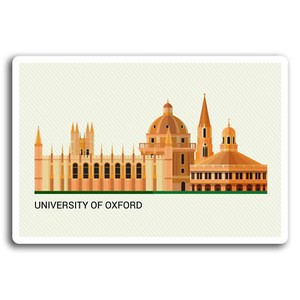 2 x 10cm University of Oxford Travel Vinyl Stickers - Sticker Laptop ...