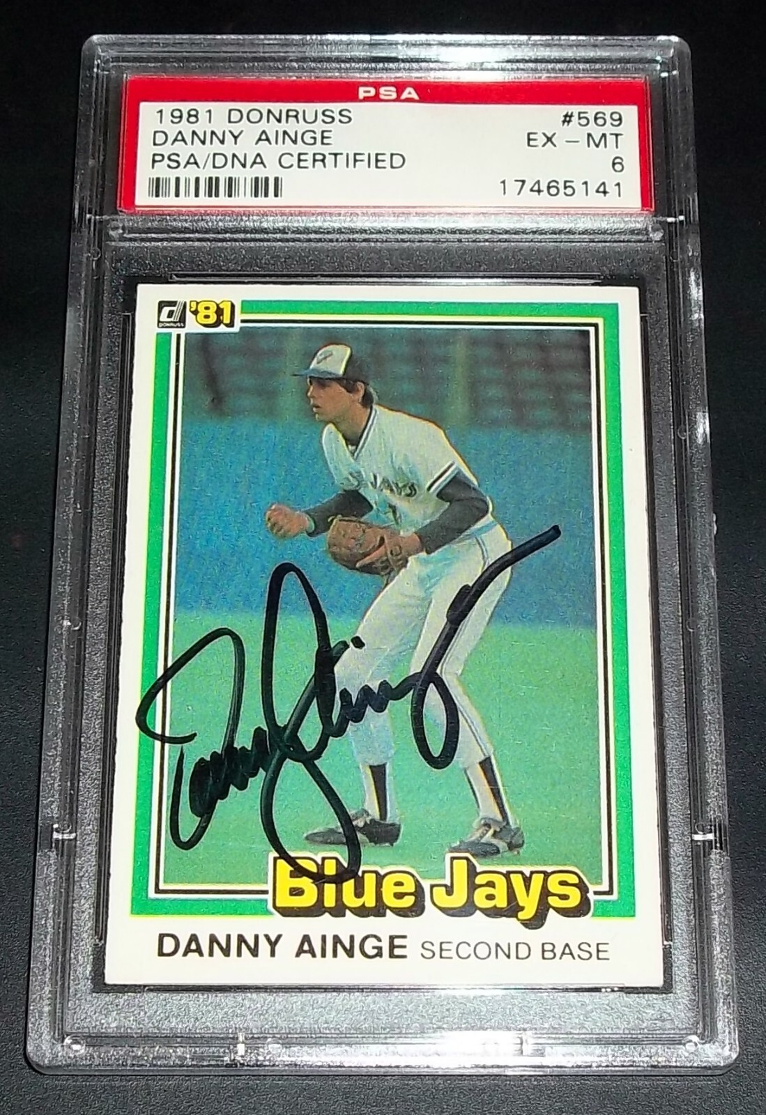 (POP 1) PSA 6 PSA DNA Autograph Rc Danny Ainge Auto 1981 Donruss Rookie ...