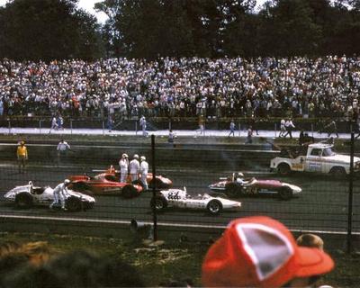 EDDIE SACHS DAVE MacDONALD FATAL CRASH BOB VEITH 1964 INDY 500 8 X 10 ...