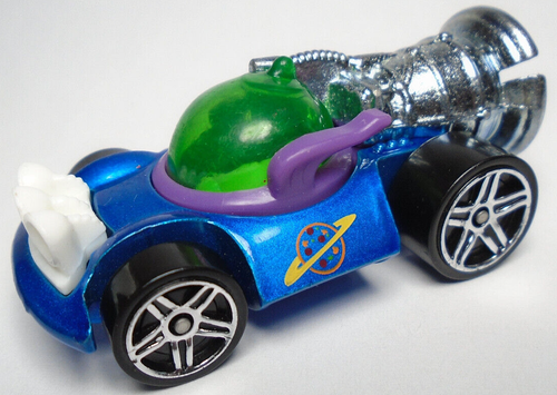 2018 HOT WHEELS DISNEY PIXAR TOY STORY 4 ALIEN BLUE 2 1/4" DIECAST CAR ...