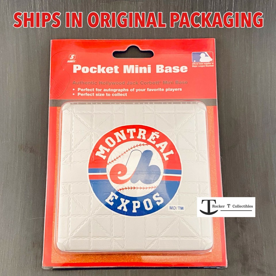 Montreal Expos Pocket Mini Base ManCave MLB Schutt NOS Discontinued ...