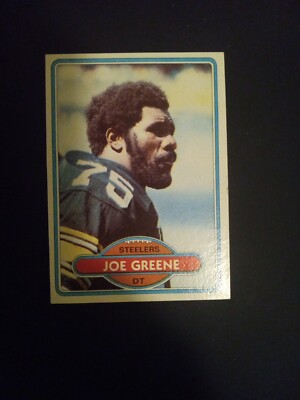 1980 Topps JOE GREENE Card #175 Steelers HOF NM to MINT Beauty! | eBay