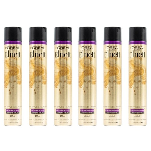 6PK Loreal Paris 296g/400ml Hair Spray Styling For Damaged Hair Strong Hold | eBay Australia