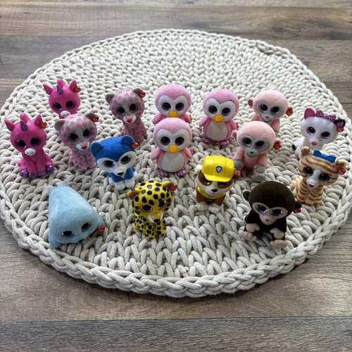 Ty Beanie Boos Mini Figure LOT 16 Blind Box Mystery Figures Flocked ...