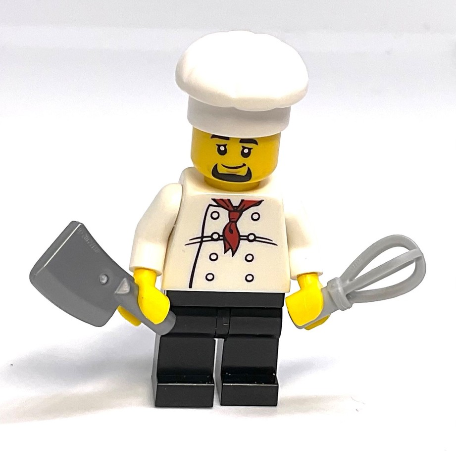 Lego Chef Minifigure - You Pick - Cook Baker Waitress Food Vendor - New ...