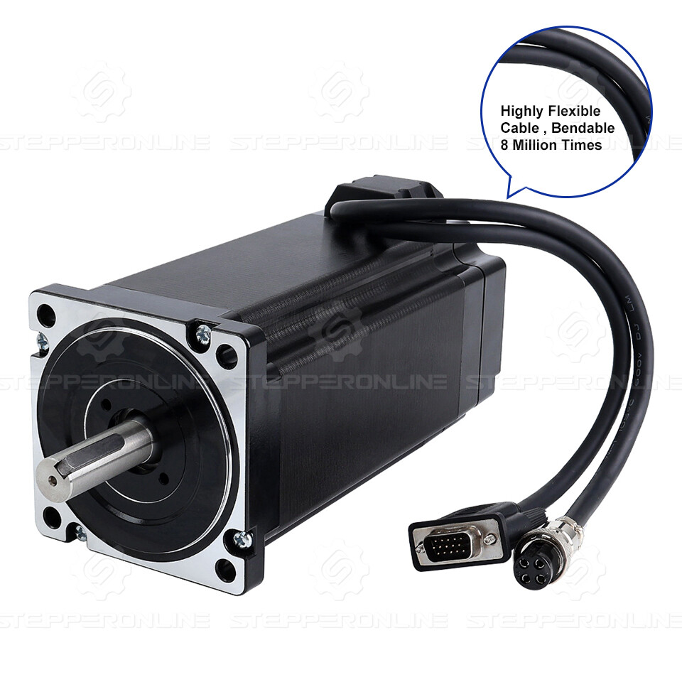 STEPPERONLINE Nema23/24 & nema34 3-12Nm Closed Loop Stepper Motor ...