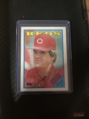 1989 Topps Pete Rose Cincinnati Reds #475 Baseball Card | eBay