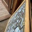 SG for 467 antique Stained and Beveled glass Landing Window 31.25 x 47. ...