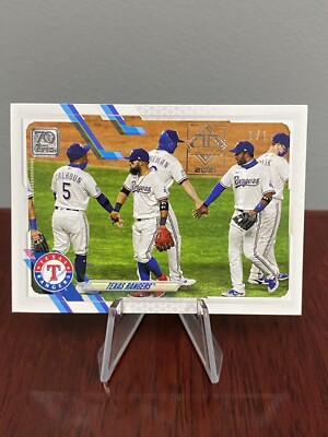 2021 Topps Transcendent Collection VIP Pack Texas Rangers Series 1 #283 ...