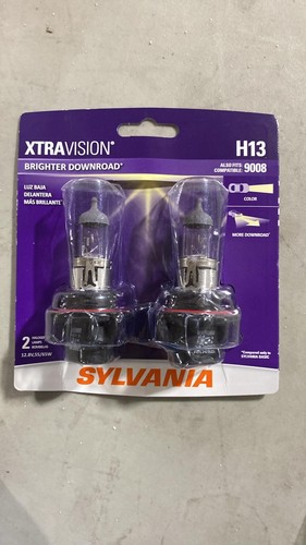 SYLVANIA - H13 XtraVision - High Performance Halogen Headlight ...
