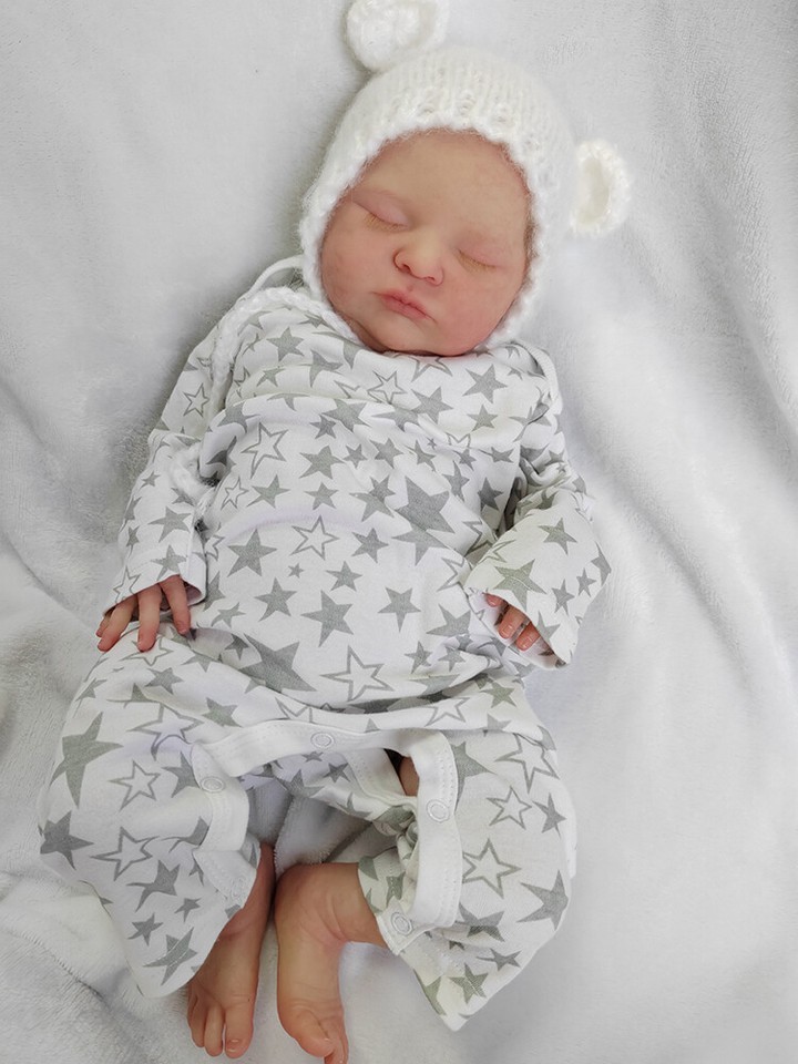 19" Laura Reborn Baby Doll Girl Boy Weighted Realistic Newborn Handmade ...
