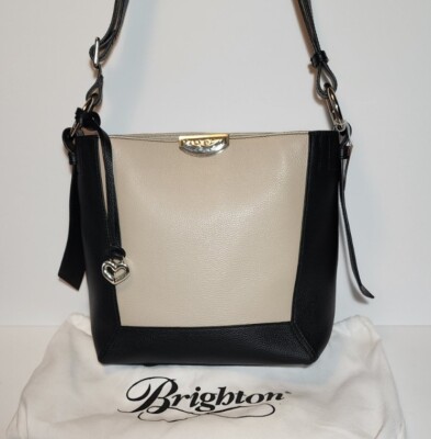 BRIGHTON COLOR BLOCK KYLIE CITY BLOCK COLLECTION BLACK STONE CROSSBODY ...