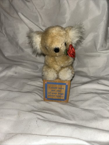 1985 Vintage Paula Plush Koala Bear On Block | eBay