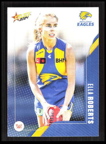 AFL 2024 Select West Coast Eagles Ella Roberts 230 Card CB-1-4-A-25 ...