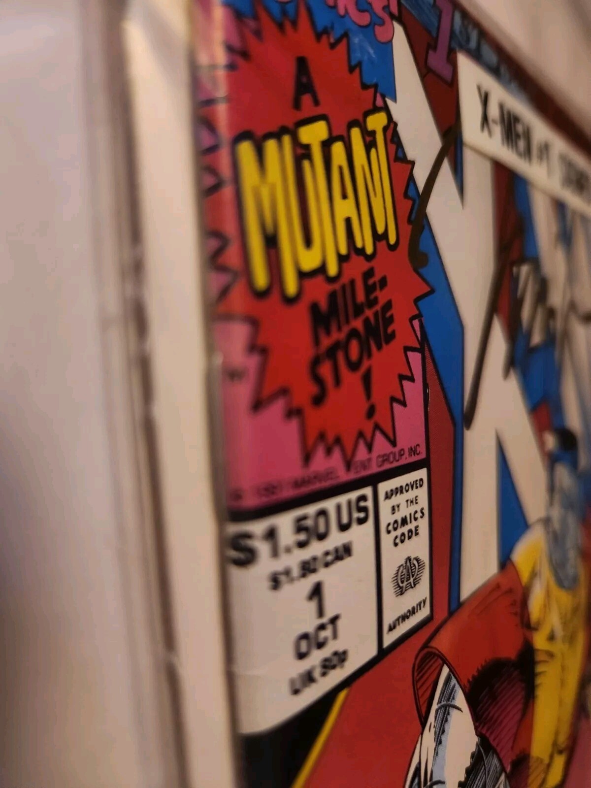 X- MEN # 1 - SIGNED by JIM LEE Non Slabbed W/ Certificate Of ...