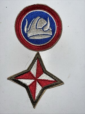WW2 47th And 48th Division Patches Fr My Collection Lot #29 | eBay