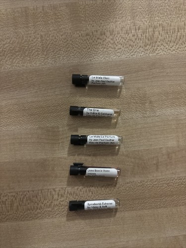 Microperfumes 5 Sampler Variety Pack | eBay