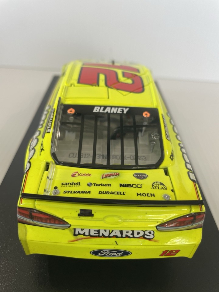 2018 RYAN BLANEY #21 Menards Can-Am Duel #1 Win Fusion | eBay